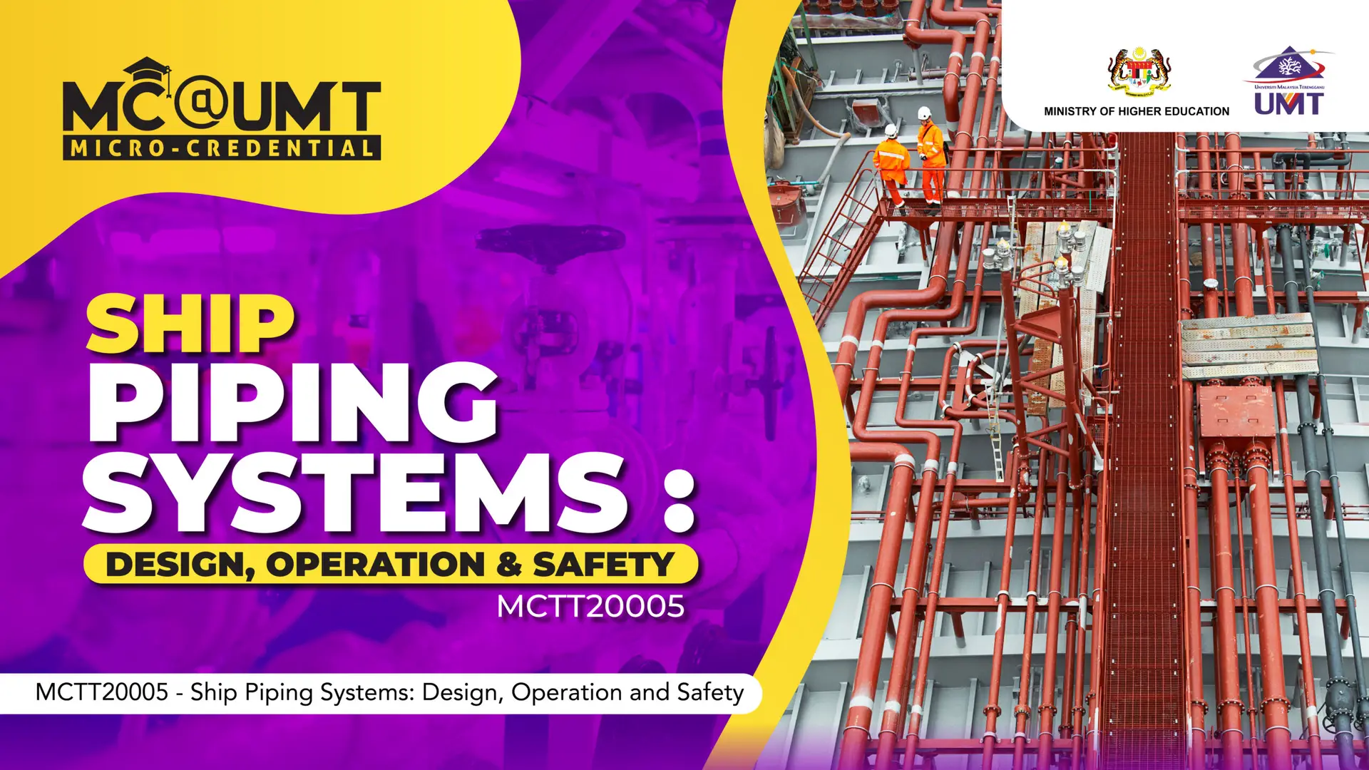 MCTT20005: Ship Piping Systems: Design, Operation, and Safety - UMTLIFE